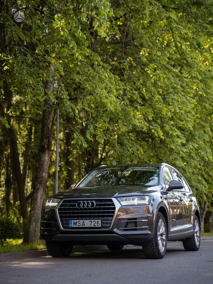 Brown Audi Q7 2016 in Mazeikiai, with an engine capacity of 2.97 L and mileage of 370 thousand km for 18800 €, photo 19 on AUTOMOTO.COM.LV