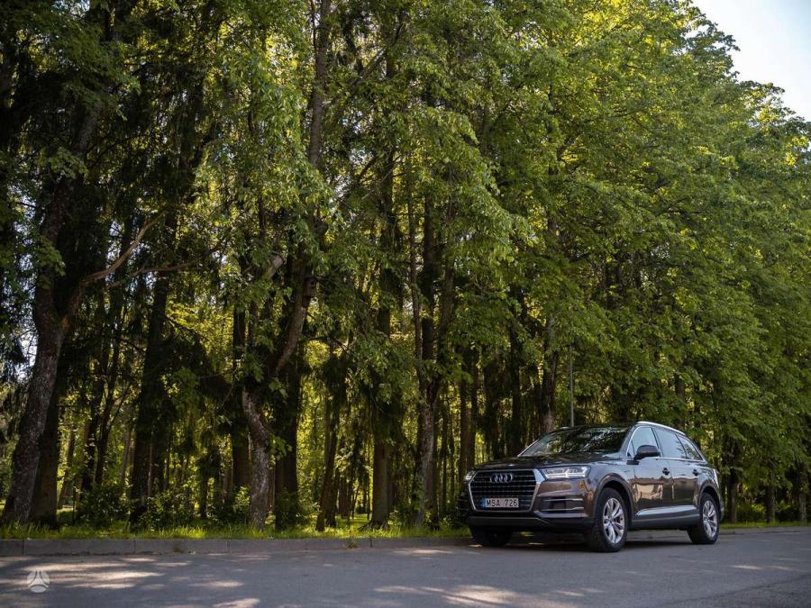 Brown Audi Q7 2016 in Mazeikiai, with an engine capacity of 2.97 L and mileage of 370 thousand km for 18800 €, photo 20 on AUTOMOTO.COM.LV