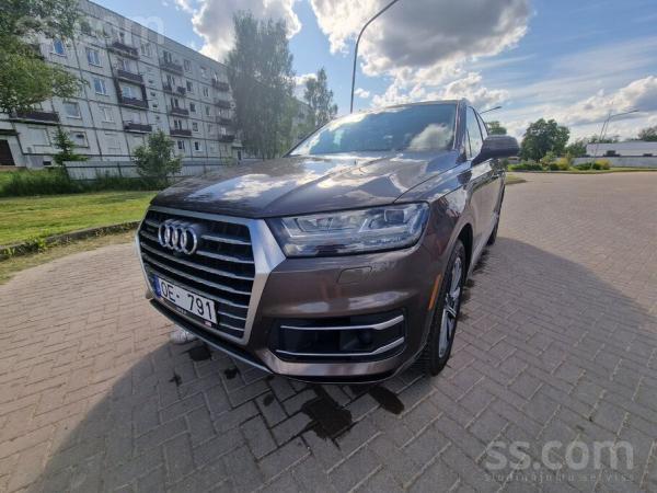 Brown Audi Q7 2017 in Jekabpils, with an engine capacity of 3.00 L and mileage of 265 thousand km for 17900 €, photo 2 on AUTOMOTO.COM.LV