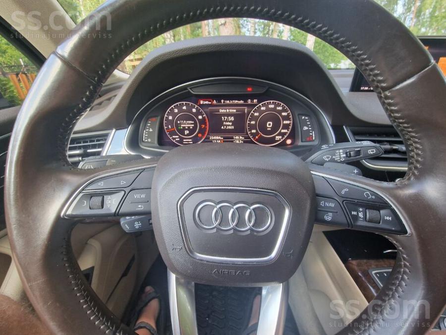 Brūns Audi Q7 2017 Jēkabpils, ar dzinēja tilpumu 3.00 L un nobraukumu 265 tūkst. km par 17900 €, foto 11 vietnē AUTOMOTO.COM.LV