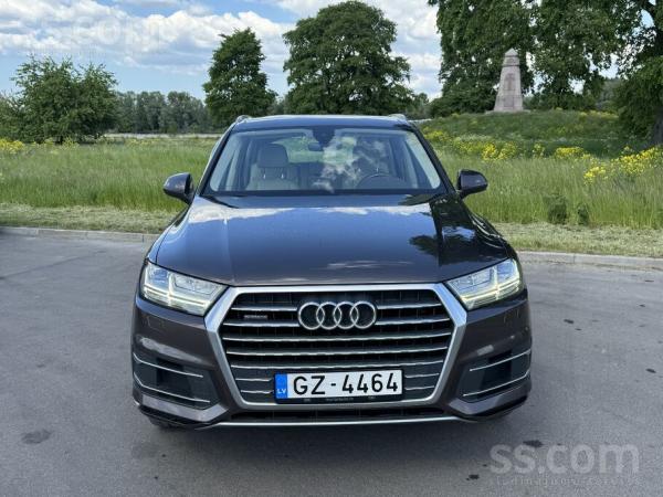 Brown Audi Q7 2017 in Riga, with an engine capacity of 3.00 L and mileage of 0 thousand km for 19990 €, photo 2 on AUTOMOTO.COM.LV