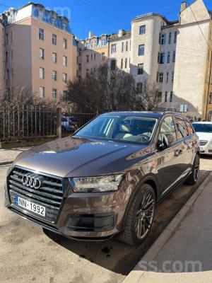 Коричневый Ауди Ку 7 2017 в Рига, объемом двигателя 3.00 л и пробегом 106 тыс. км за 35000 €, фото 3 на AUTOMOTO.COM.LV