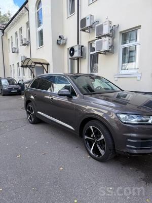 Brown Audi Q7 2017 in Riga, with an engine capacity of 3.00 L and mileage of 224 thousand km for 27000 €, photo  on AUTOMOTO.COM.LV