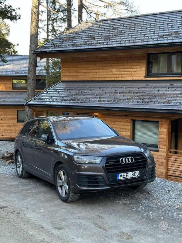 Brown Audi Q7 2018 in Kaunas, with an engine capacity of 2.97 L and mileage of 178 thousand km for 42500 €, photo 3 on AUTOMOTO.COM.LV