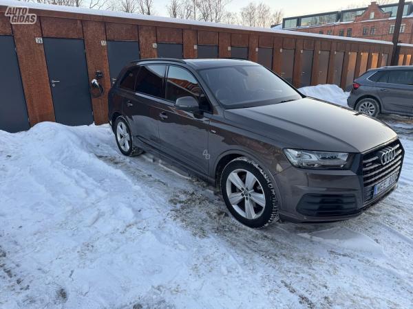 Brown Audi Q7 2018 in Kaunas, with an engine capacity of 3.00 L and mileage of 179 thousand km for 31500 €, photo 3 on AUTOMOTO.COM.LV