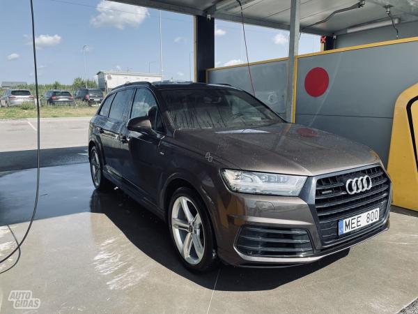 Brown Audi Q7 2018 in Kaunas, with an engine capacity of 3.00 L and mileage of 179 thousand km for 31500 €, photo 6 on AUTOMOTO.COM.LV