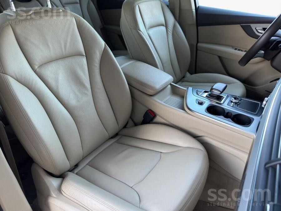 Brown Audi Q7 2019 in Riga, with an engine capacity of 3.00 L and mileage of 58 thousand km for 35900 €, photo 7 on AUTOMOTO.COM.LV
