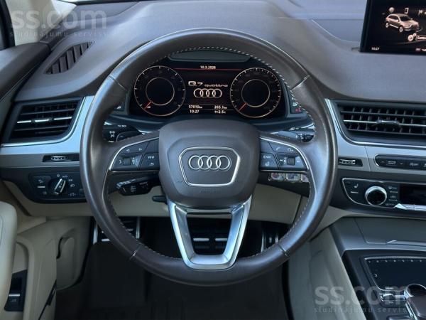 Brown Audi Q7 2019 in Riga, with an engine capacity of 3.00 L and mileage of 58 thousand km for 35900 €, photo 8 on AUTOMOTO.COM.LV