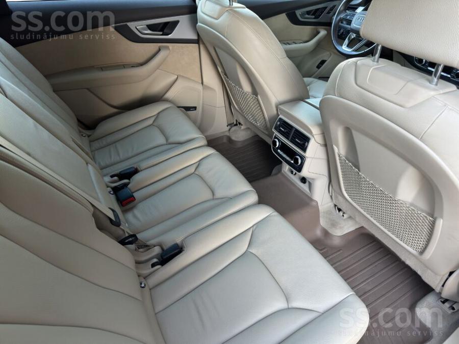 Brown Audi Q7 2019 in Riga, with an engine capacity of 3.00 L and mileage of 58 thousand km for 35900 €, photo 14 on AUTOMOTO.COM.LV