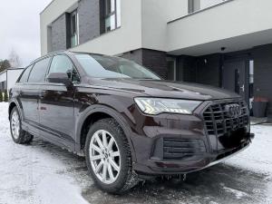 Brūns Audi Q7 2020 Viļņa, ar dzinēja tilpumu 2.97 L un nobraukumu 66 tūkst. km par 49000 €, foto  vietnē AUTOMOTO.COM.LV