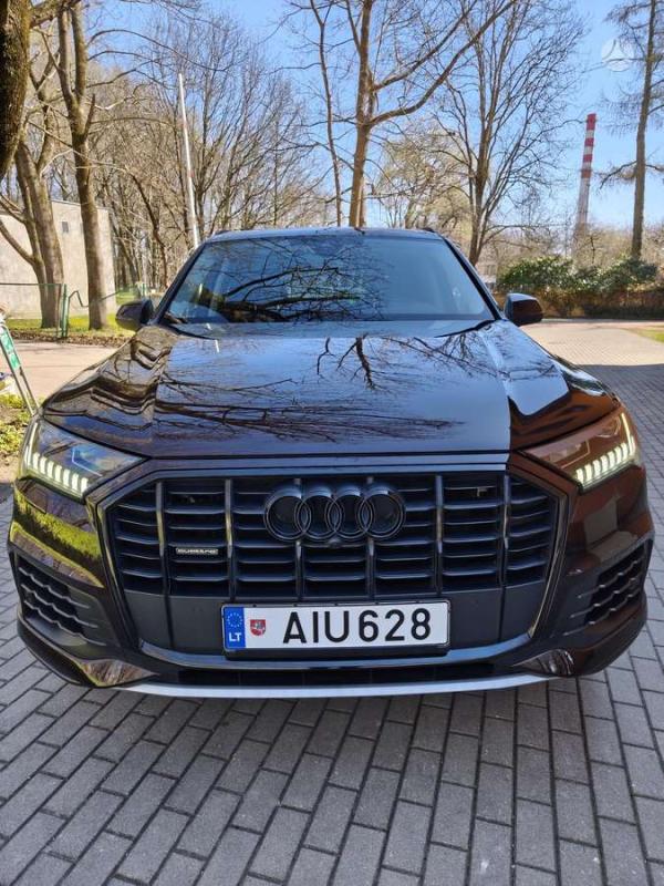 Brown Audi Q7 2020 in Klaipeda, with an engine capacity of 2.97 L and mileage of 75 thousand km for 43800 €, photo 7 on AUTOMOTO.COM.LV