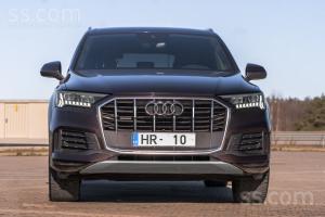 Brown Audi Q7 2021 in Riga, with an engine capacity of 3.00 L and mileage of 106 thousand km for 36800 €, photo 3 on AUTOMOTO.COM.LV