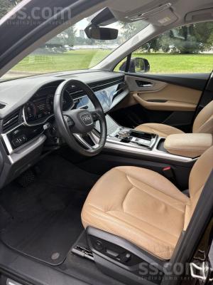 Brown Audi Q7 2021 in Riga, with an engine capacity of 3.00 L and mileage of 83 thousand km for 38900 €, photo 7 on AUTOMOTO.COM.LV