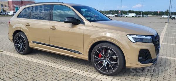 Brown Audi Q7 2024 in Riga, with an engine capacity of 3.00 L and mileage of 76 thousand km for 64900 €, photo 2 on AUTOMOTO.COM.LV