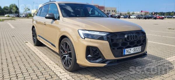Brown Audi Q7 2024 in Riga, with an engine capacity of 3.00 L and mileage of 76 thousand km for 64900 €, photo 3 on AUTOMOTO.COM.LV