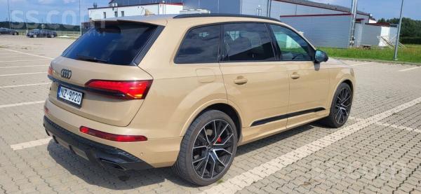 Brown Audi Q7 2024 in Riga, with an engine capacity of 3.00 L and mileage of 76 thousand km for 64900 €, photo 6 on AUTOMOTO.COM.LV