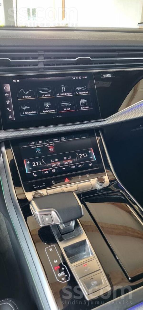 Brown Audi Q7 2024 in Riga, with an engine capacity of 3.00 L and mileage of 76 thousand km for 64900 €, photo 10 on AUTOMOTO.COM.LV