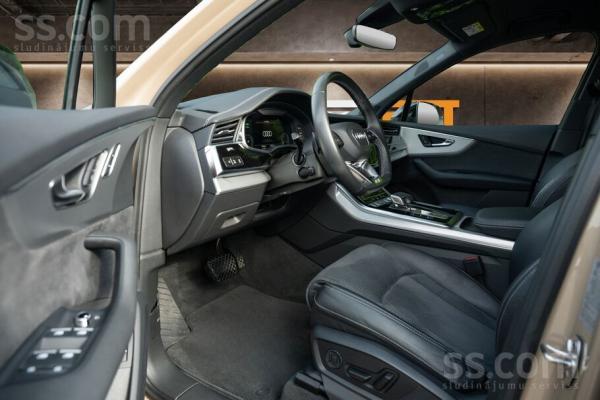 Brown Audi Q7 2024 in Riga, with an engine capacity of 3.00 L and mileage of 79 thousand km for 66700 €, photo 11 on AUTOMOTO.COM.LV