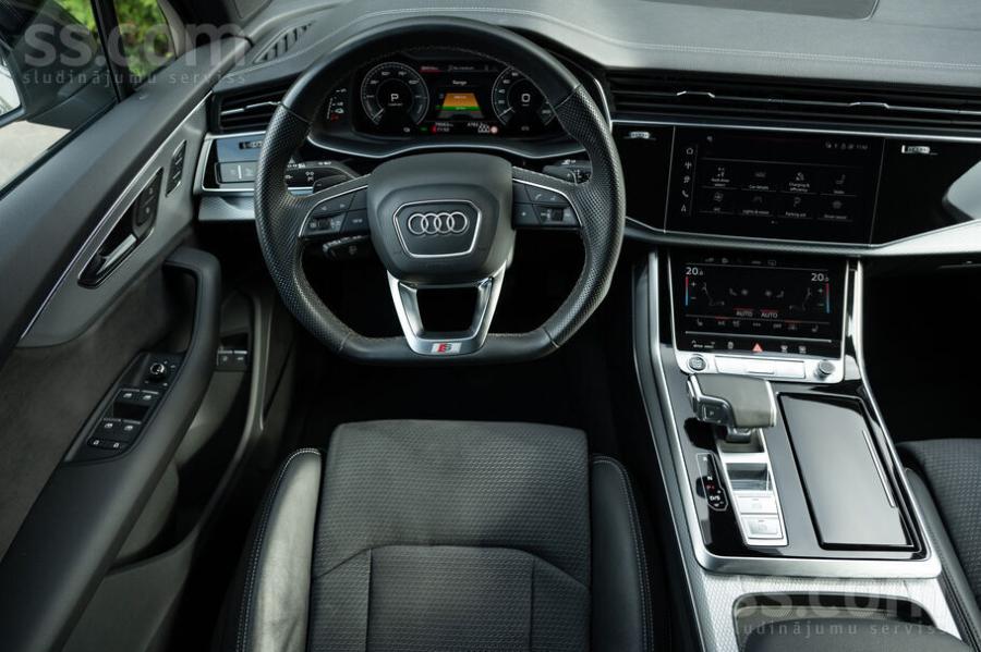 Brūns Audi Q7 2024 Rīga, ar dzinēja tilpumu 3.00 L un nobraukumu 79 tūkst. km par 66700 €, foto 19 vietnē AUTOMOTO.COM.LV