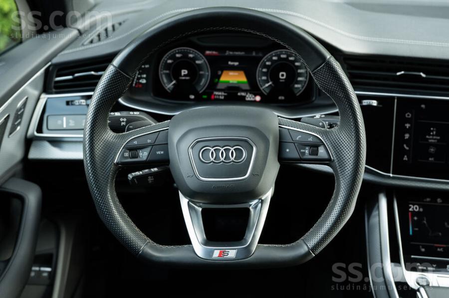 Brūns Audi Q7 2024 Rīga, ar dzinēja tilpumu 3.00 L un nobraukumu 79 tūkst. km par 66700 €, foto 28 vietnē AUTOMOTO.COM.LV
