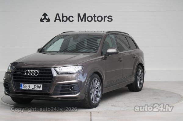 Brown Audi Q7 2018 in Tallinn, with an engine capacity of 3.00 L and mileage of 130 thousand km for 32990 €, photo 1 on AUTOMOTO.COM.LV