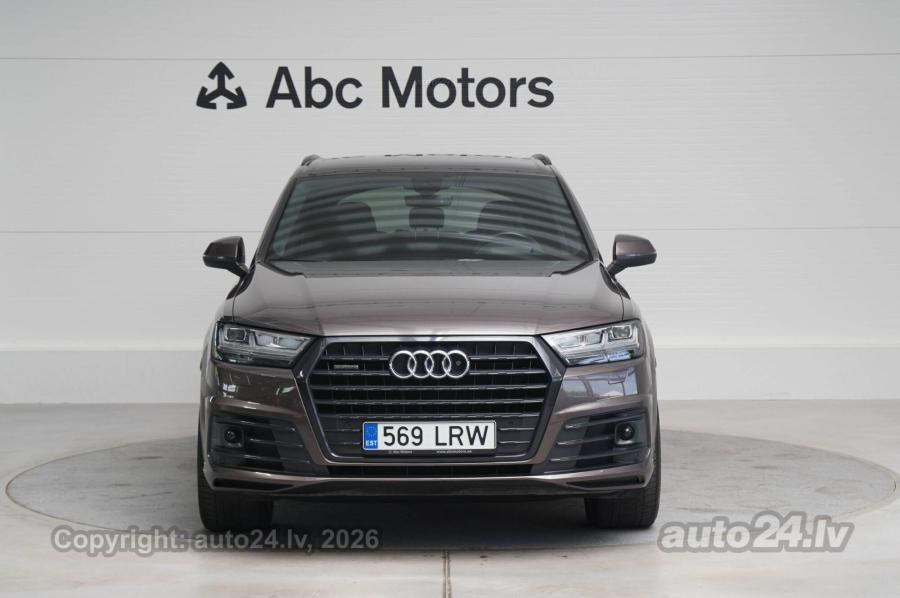 Brown Audi Q7 2018 in Tallinn, with an engine capacity of 3.00 L and mileage of 130 thousand km for 32990 €, photo 3 on AUTOMOTO.COM.LV