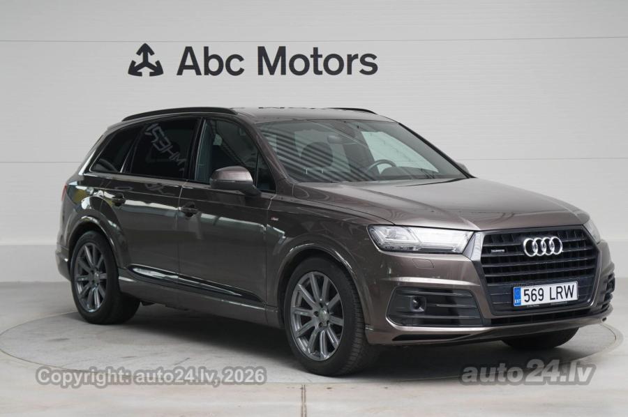 Brown Audi Q7 2018 in Tallinn, with an engine capacity of 3.00 L and mileage of 130 thousand km for 32990 €, photo 4 on AUTOMOTO.COM.LV