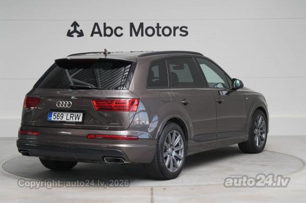 Brown Audi Q7 2018 in Tallinn, with an engine capacity of 3.00 L and mileage of 130 thousand km for 32990 €, photo 4 on AUTOMOTO.COM.LV