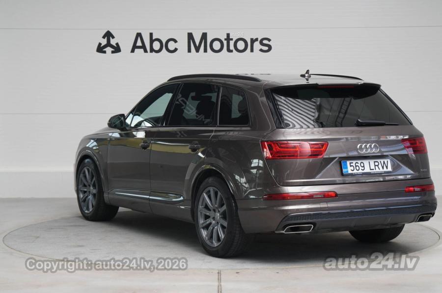 Brown Audi Q7 2018 in Tallinn, with an engine capacity of 3.00 L and mileage of 130 thousand km for 32990 €, photo 7 on AUTOMOTO.COM.LV