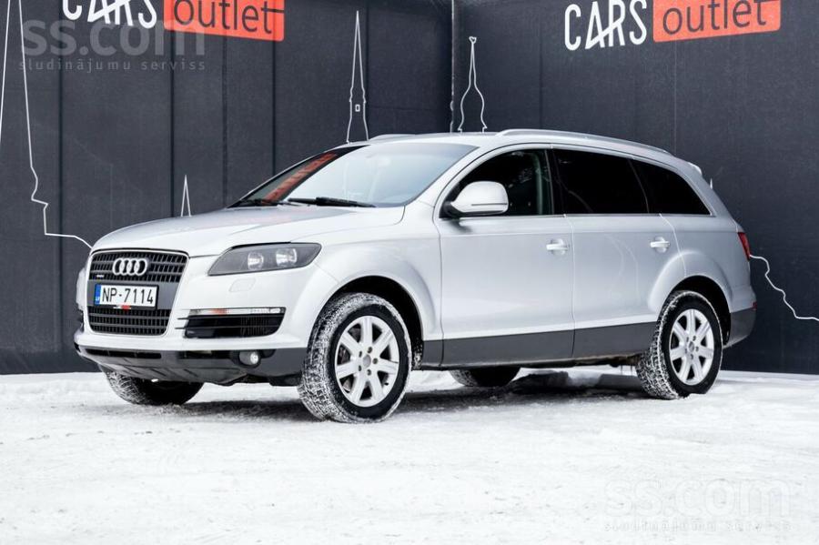Audi Q7 2007 in Riga, with an engine capacity of 3.00 L and mileage of 305 thousand km for 6490 €, photo 1 on AUTOMOTO.COM.LV