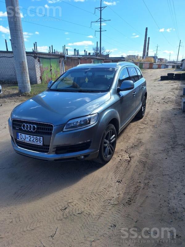 Audi Q7 2007 in Daugavpils, with an engine capacity of 3.00 L and mileage of 643 thousand km for 4150 €, photo 1 on AUTOMOTO.COM.LV