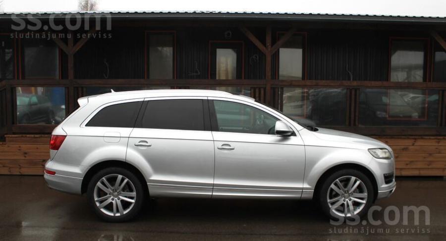 Audi Q7 2011 in Riga, with an engine capacity of 3.00 L and mileage of 0 thousand km for 11450 €, photo 4 on AUTOMOTO.COM.LV