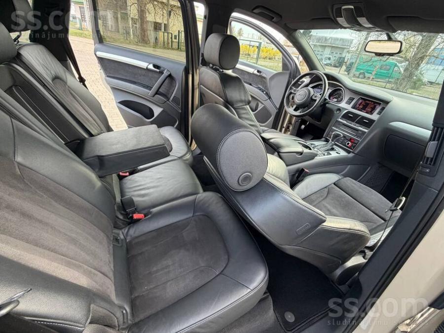 Audi Q7 2014 in Riga, with an engine capacity of 3.00 L and mileage of 0 thousand km for 12950 €, photo 29 on AUTOMOTO.COM.LV