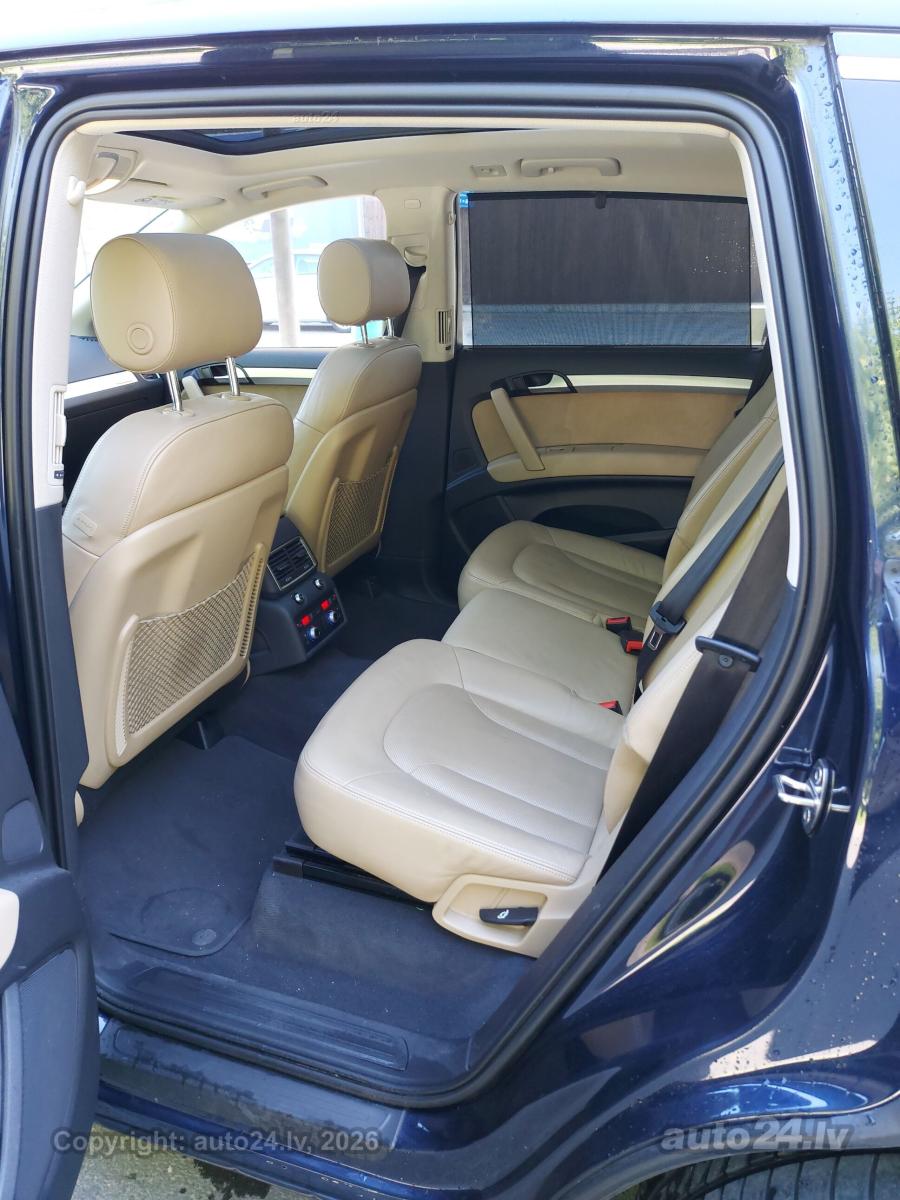 Audi Q7 2015 in Tallinn, with an engine capacity of 3.00 L and mileage of 210 thousand km for 15500 €, photo 19 on AUTOMOTO.COM.LV