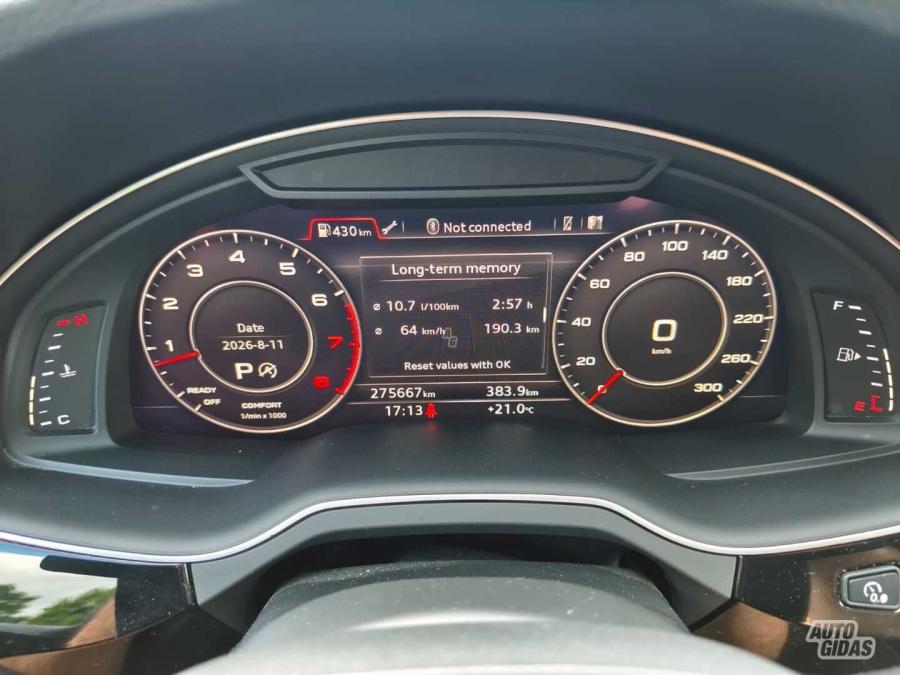 Audi Q7 2017 Šauļi, ar dzinēja tilpumu 3.00 L un nobraukumu 276 tūkst. km par 17990 €, foto 22 vietnē AUTOMOTO.COM.LV