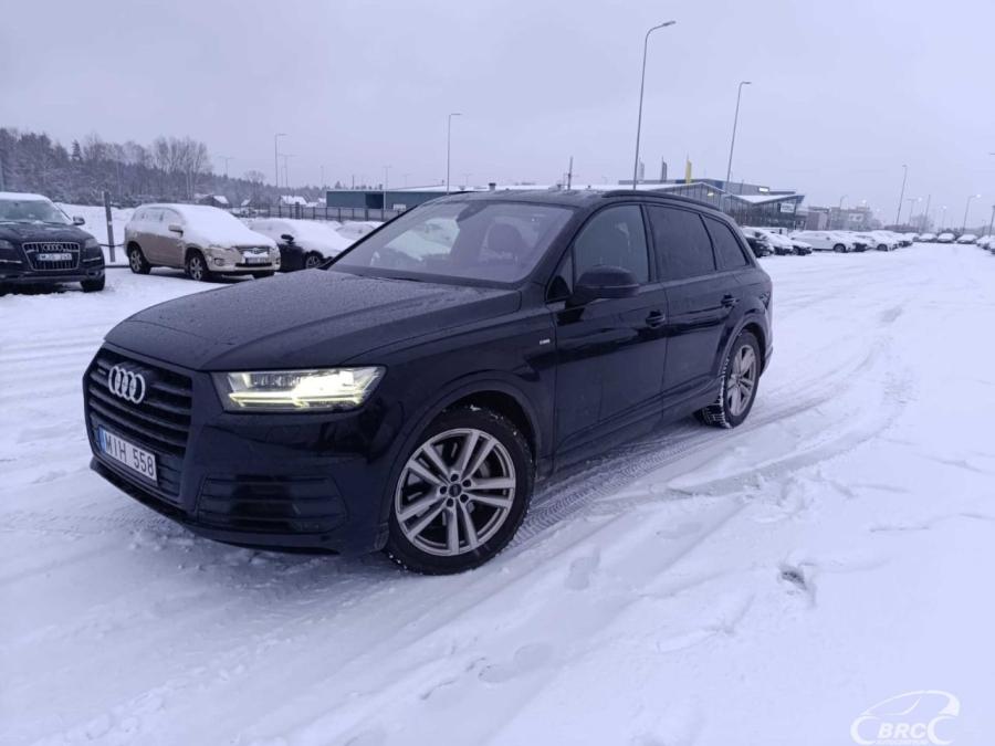 Audi Q7 2018 in Vilnius, with an engine capacity of 2.97 L and mileage of 193 thousand km for 24900 €, photo 1 on AUTOMOTO.COM.LV