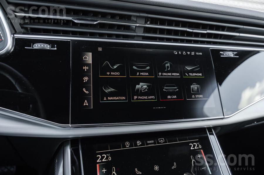 Audi Q7 2025 in Riga, with an engine capacity of 3.00 L and mileage of 26 thousand km for 69900 €, photo 24 on AUTOMOTO.COM.LV