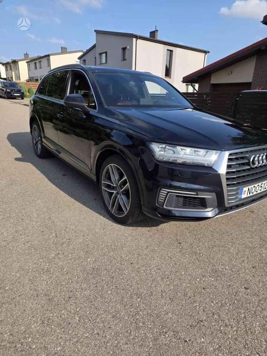 Zils Audi Q7 e-tron 2016 Kauņa, ar dzinēja tilpumu 3.00 L un nobraukumu 301 tūkst. km par 20300 €, foto 3 vietnē AUTOMOTO.COM.LV