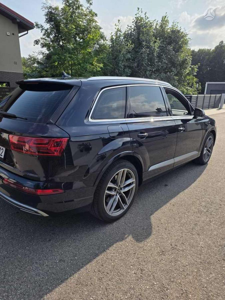 Zils Audi Q7 e-tron 2016 Kauņa, ar dzinēja tilpumu 3.00 L un nobraukumu 301 tūkst. km par 20300 €, foto 5 vietnē AUTOMOTO.COM.LV