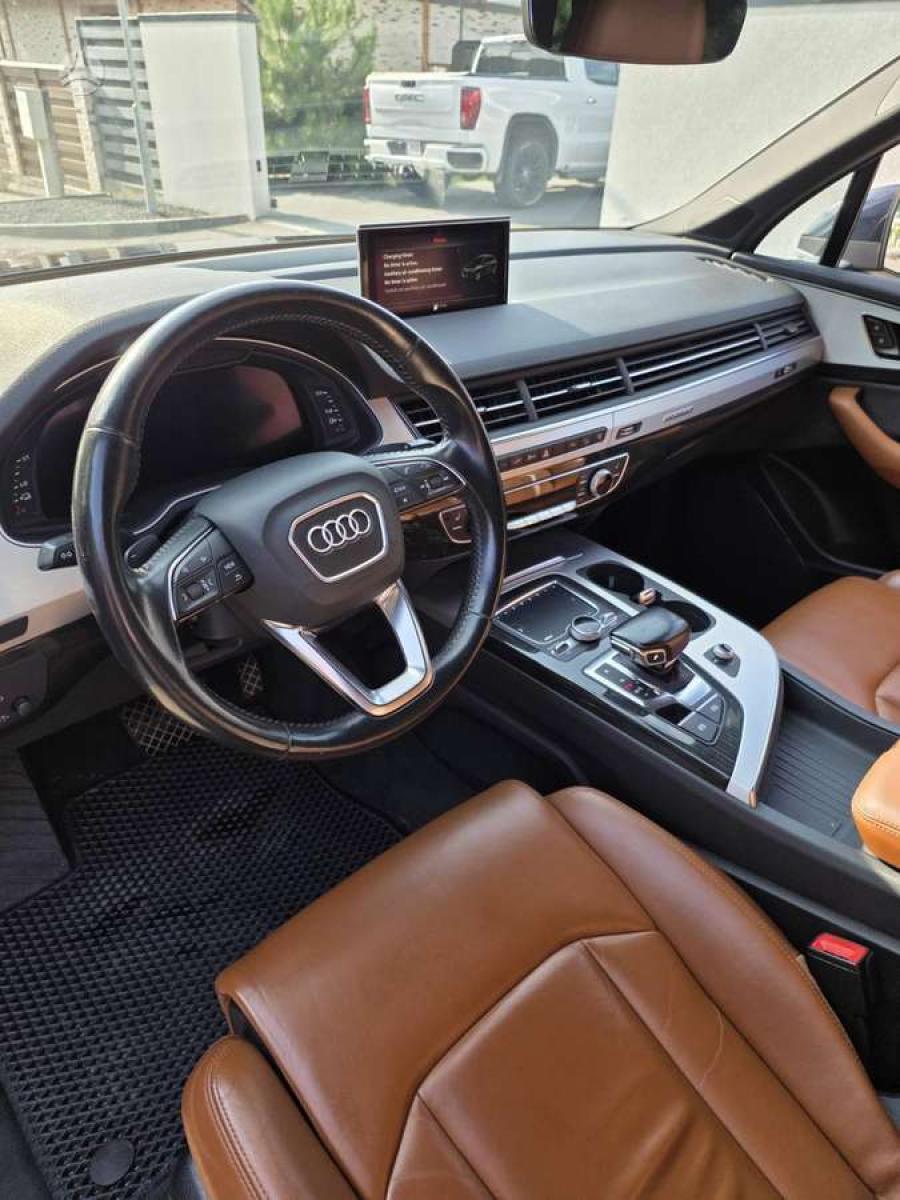 Zils Audi Q7 e-tron 2016 Kauņa, ar dzinēja tilpumu 3.00 L un nobraukumu 301 tūkst. km par 20300 €, foto 7 vietnē AUTOMOTO.COM.LV