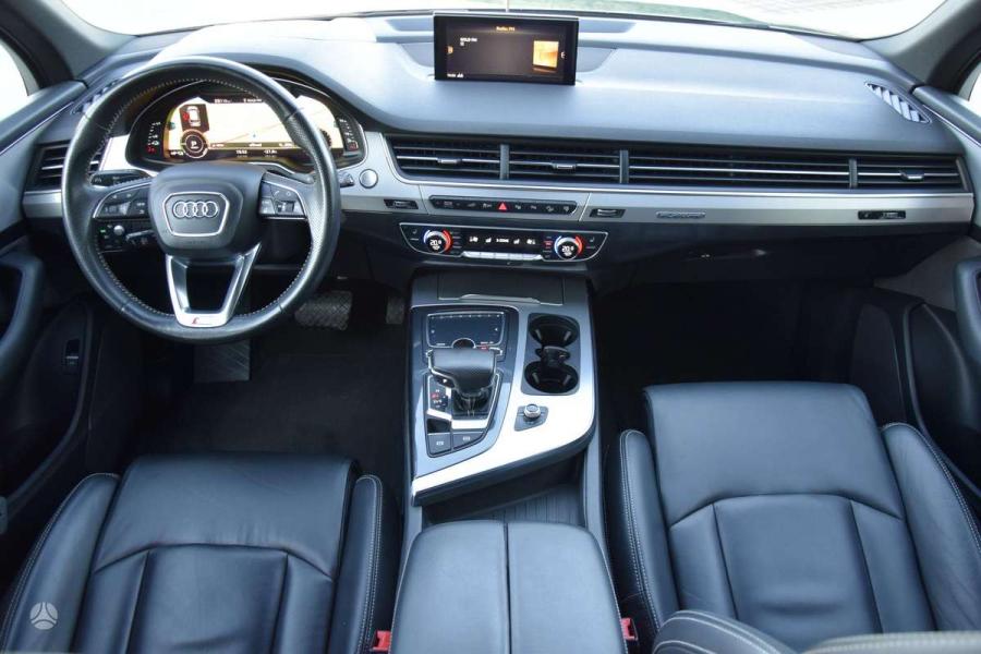 Pelēks Audi Q7 e-tron 2016 Viļņa, ar dzinēja tilpumu 3.00 L un nobraukumu 270 tūkst. km par 20500 €, foto 18 vietnē AUTOMOTO.COM.LV