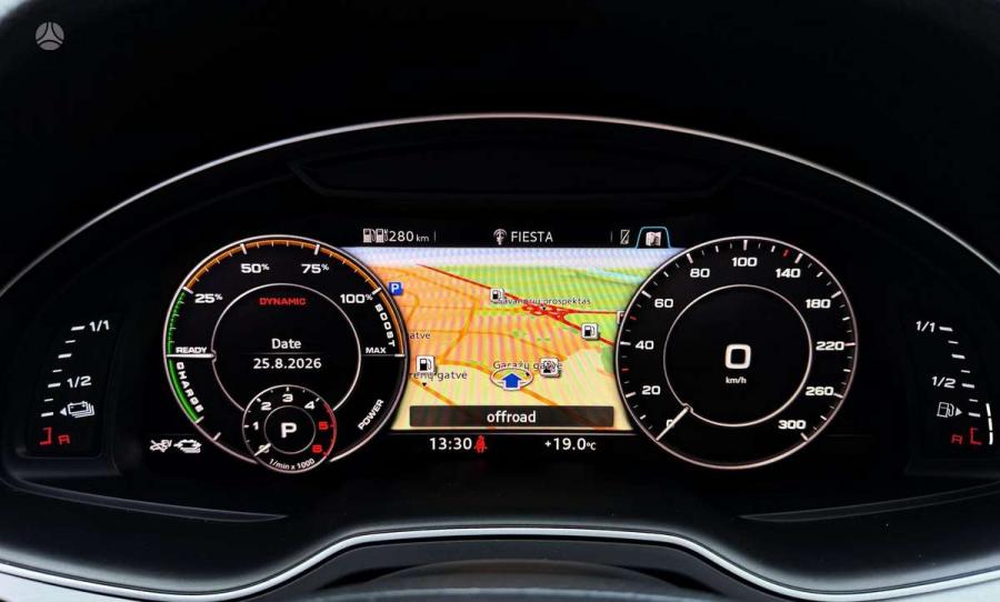 Pelēks Audi Q7 e-tron 2016 Kauņa, ar dzinēja tilpumu 2.97 L un nobraukumu 348 tūkst. km par 17900 €, foto 11 vietnē AUTOMOTO.COM.LV