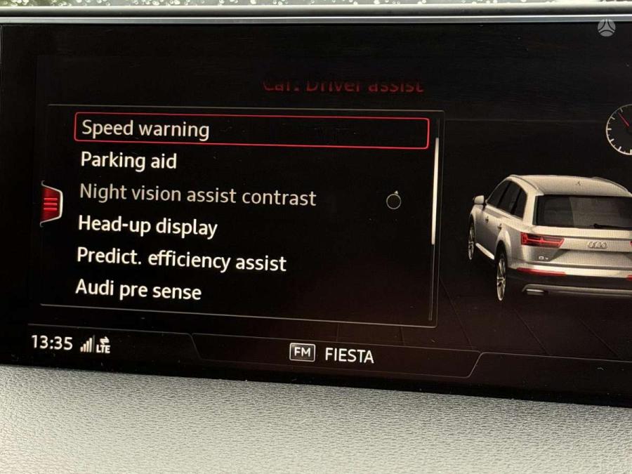 Pelēks Audi Q7 e-tron 2016 Kauņa, ar dzinēja tilpumu 2.97 L un nobraukumu 348 tūkst. km par 17900 €, foto 18 vietnē AUTOMOTO.COM.LV
