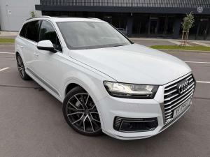 White Audi Q7 e-tron 2016 in Utena, with an engine capacity of 3.00 L and mileage of 147 thousand km for 29900 €, photo 3 on AUTOMOTO.COM.LV
