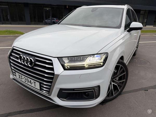 White Audi Q7 e-tron 2016 in Utena, with an engine capacity of 3.00 L and mileage of 147 thousand km for 29900 €, photo 3 on AUTOMOTO.COM.LV