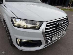 White Audi Q7 e-tron 2016 in Utena, with an engine capacity of 3.00 L and mileage of 147 thousand km for 29900 €, photo 7 on AUTOMOTO.COM.LV