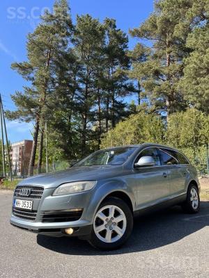 Green Audi Q7 2006 in Ogre, with an engine capacity of 3.00 L and mileage of 313 thousand km for 3990 €, photo 1 on AUTOMOTO.COM.LV