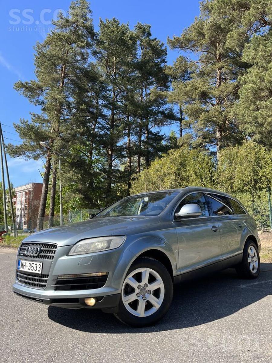 Green Audi Q7 2006 in Ogre, with an engine capacity of 3.00 L and mileage of 313 thousand km for 3990 €, photo 1 on AUTOMOTO.COM.LV