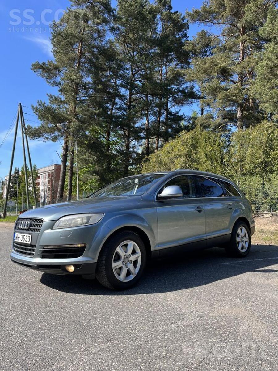 Green Audi Q7 2006 in Ogre, with an engine capacity of 3.00 L and mileage of 313 thousand km for 3990 €, photo 30 on AUTOMOTO.COM.LV