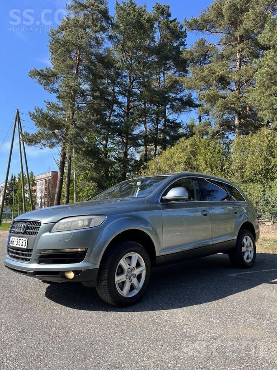Green Audi Q7 2006 in Ogre, with an engine capacity of 3.00 L and mileage of 313 thousand km for 3990 €, photo 31 on AUTOMOTO.COM.LV